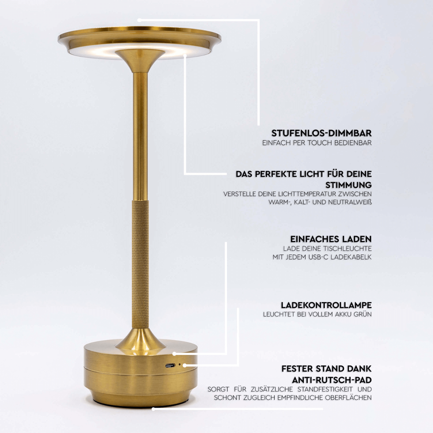 Tap-light™ - Retro Tischlampe Original